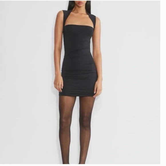 Aritzia | Dresses | Aritzia Contour Flourish Mini Dress | Poshmark